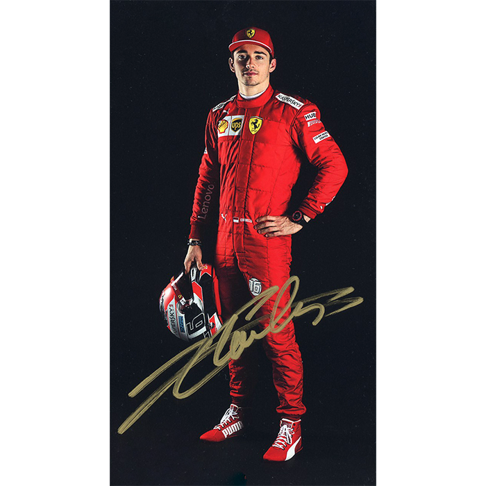 2019 Charles Leclerc Signed Ferrari Driver Card - Australian Limited E