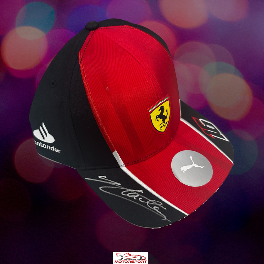 Charles Leclerc Signed 2023 CL16 Ferrari Cap